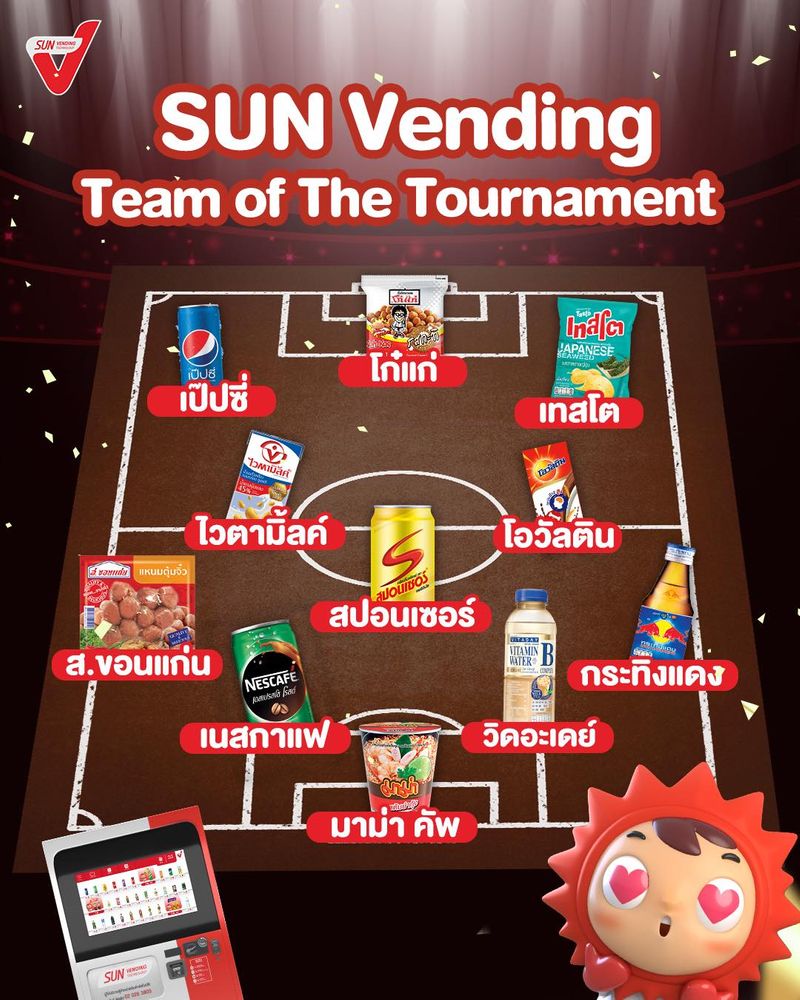 [SUN Vending] นี่คือโฉมหน้า 11 ผู้เล่นยอดเยี่ยมจาก SUN Vending ประจำ ...