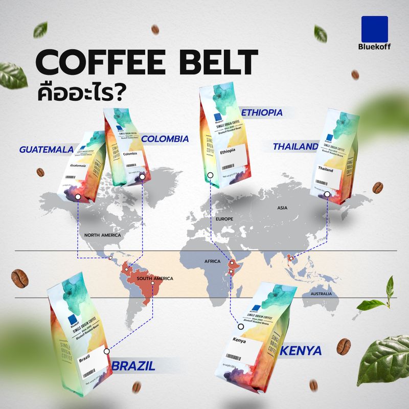 [Bluekoff] Coffee Belt คืออะไร? Coffee Belt คือแถบพื้นที่บริเวณเส้น ...
