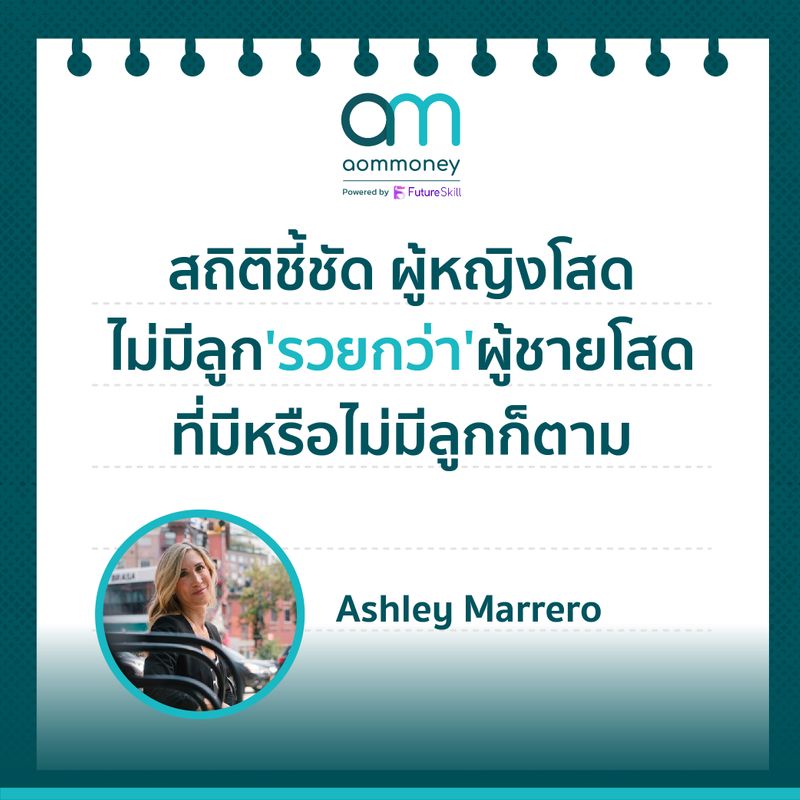 [aomMONEY] “ฉันรักชีวิตของตัวเองแล้วก็รู้สึกเติมเต็มทุกอย่าง” นั่นคือคำกล่าวของ แอชลีย์ มาร์เรโน ...