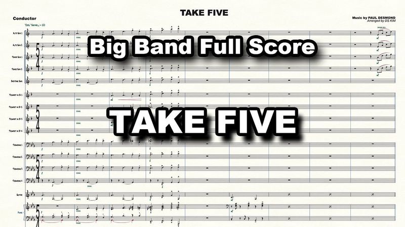 [เบื่อเมือง] Take Five (1959) big band arrangement -- Dave Brubeck ...