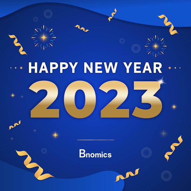 [Bnomics] สวัสดีวันปีใหม่ ๒๕๖๖ HAPPY NEW YEAR 2023 Bnomics ขออวยพรให้ปีนี้เป็นปีที่ดีสำหรับแฟนเพ ...