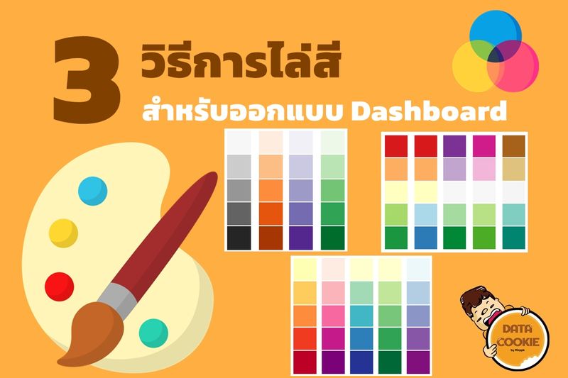 [Datacookie] #3วิธีไล่สีสำหรับออกแบบDashboard 👩‍🎨📊 อีกการออกแบบ #Dashboard 📈 นอกจากจะ #เลือกว่า ...