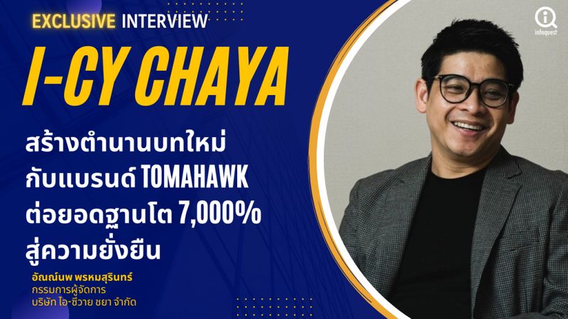[InfoQuestNews - สำนักข่าวอินโฟเควสท์] 🎙️ INTERVIEW: I-CY CHAYA สร้างตำนานบทใหม่ปั้นแบรนด์ ...