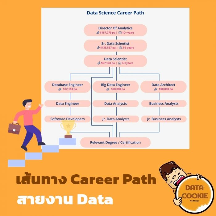 [Datacookie] #เส้นทางCareerPathสายงานData 👨‍💼⭐️ ทำงานสาย Data ต้องทำงานเดิมๆไปซ้ำๆหรือเปล่า? 😫 ...