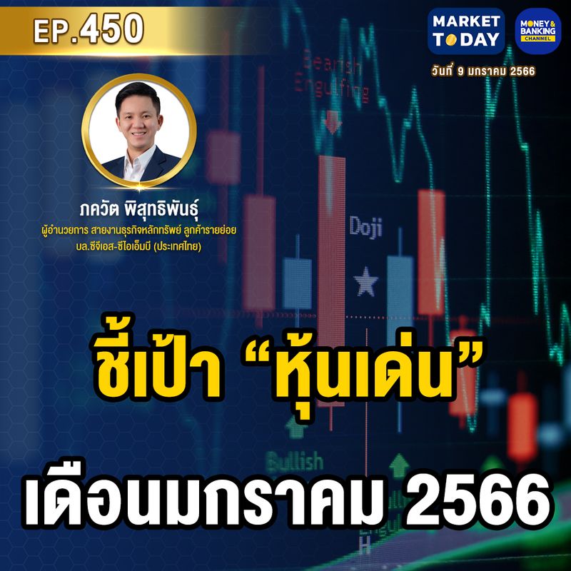 [Money and Banking Channel] Market Today EP.450 | ชี้เป้า “หุ้นเด่น” เดือนมกราคม 2566 ประเมินภาพ ...