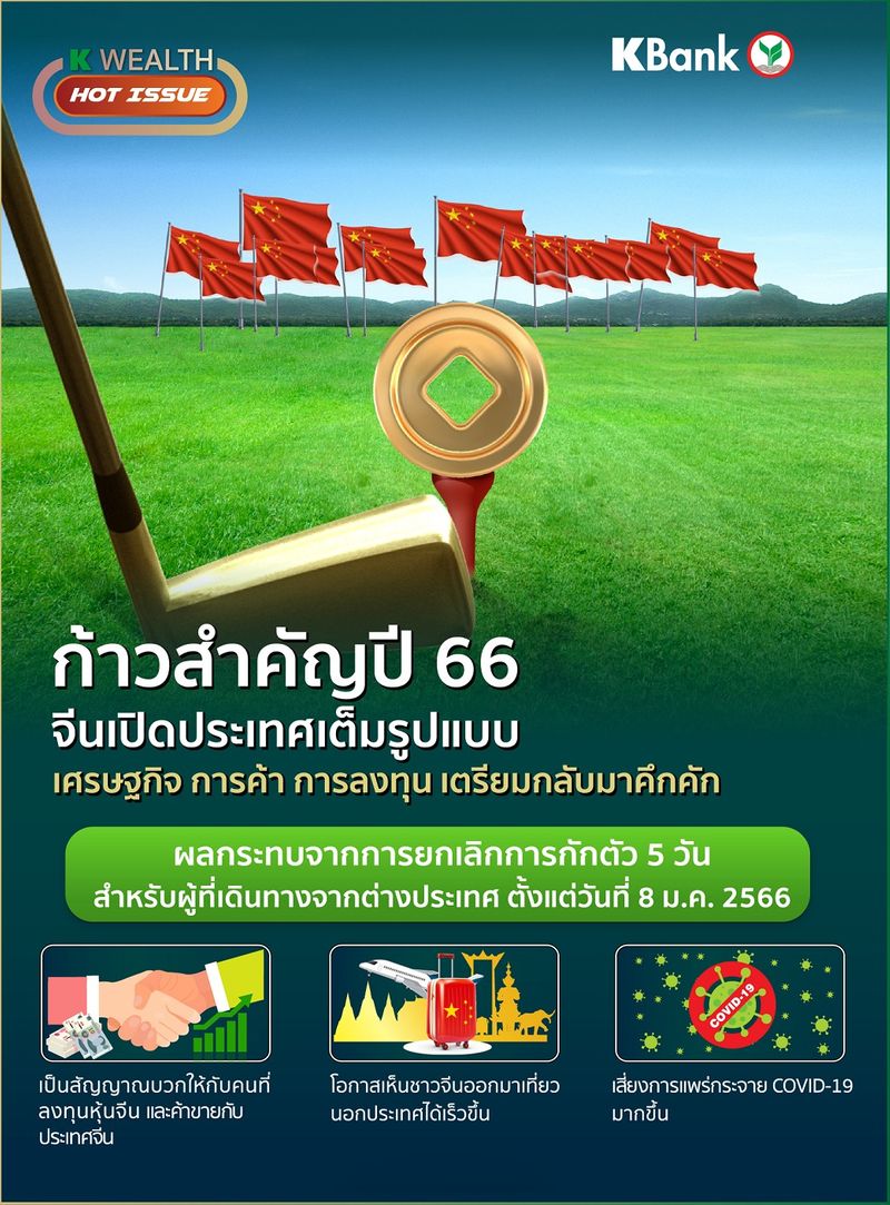 [KBank Live] ประเด็นร้อน : ก้าวสำคัญปี 66 จีนเปิดประเทศเต็มรูปแบบ เศรษฐกิจ การค้า เตรียมกลับมา ...