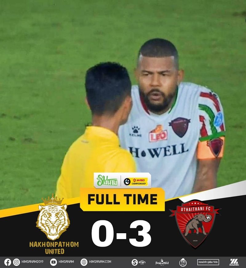 [Himsanam : ฮิมสนาม] 🔴⚫อุทัยแร้งส์ .. บุกอัด นครปฐม 3-0 🔴⚫อุทัยแร้งส์ .. บุกอัด นครปฐม 3-0 รักษา ...