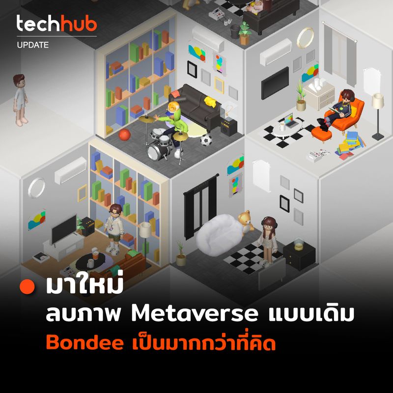 [Techhub] ลบภาพ Metaverse แบบเดิม Bondee เป็นมากกว่าที่คิด เชื่อว่าหลายคนคงเริ่มคุ้นตากับภาพตัว ...
