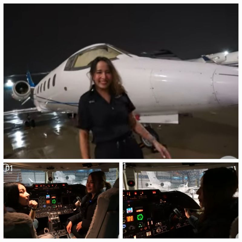 [Everythinghobby] สาวไทย -จิ๊บผู้ช่วยนักบินไปรเวทเจ็ท เพิ่งบินกลับจากรัฐยูท่าห์ https://youtube ...