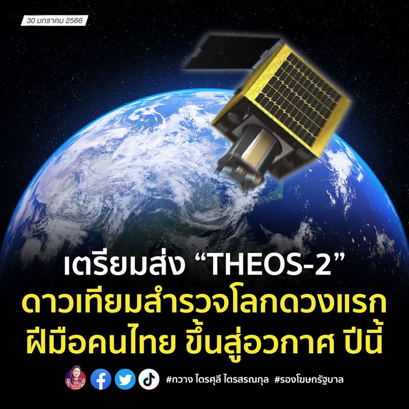 [เบื่อเมือง] เตรียมส่ง “THEOS-2” ดาวเทียมสำรวจโลกดวงแรก ฝีมือคนไทย ขึ้น ...
