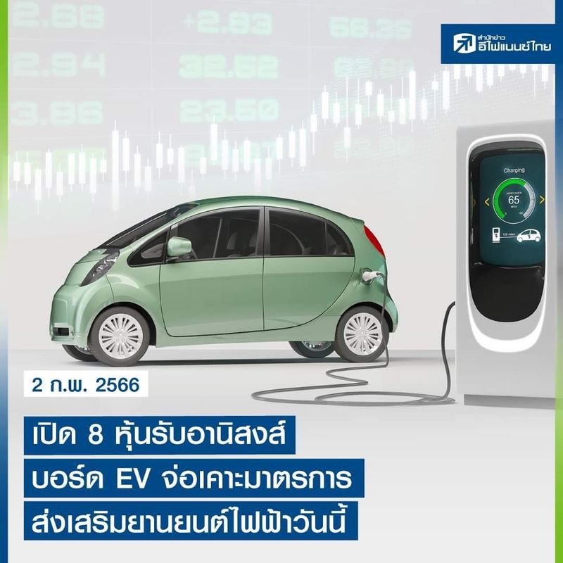 [efinanceThai - สำนักข่าวหุ้น และการลงทุน] เปิด 8 หุ้นรับอานิสงส์ บอร์ด EV จ่อเคาะมาตรการ ...