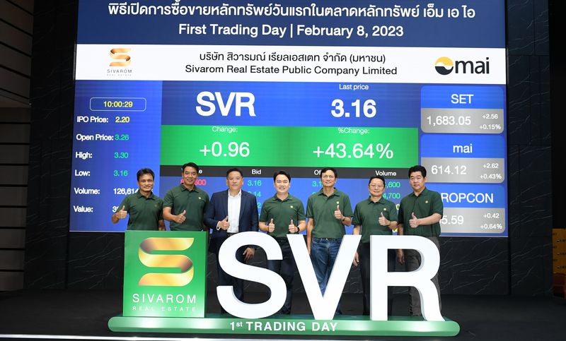 [SUCCESS CHANNEL] สิวารมณ์ “SVR” เปิดเทรดวันแรกคึก พุ่งทะยาน 48.18% แตะ ...