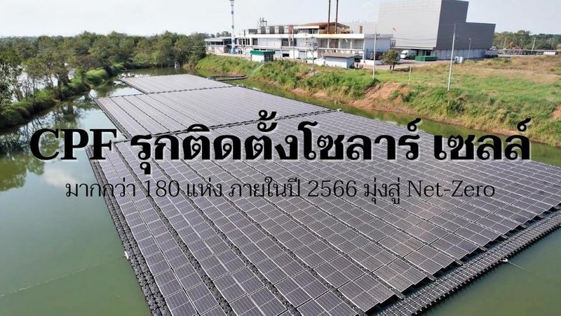 [รอบรั้วเครือเจริญโภคภัณฑ์ - CHAROEN POKPHAND News] CPF รุกติดตั้งโซลาร์ เซลล์ มากกว่า 180 แห่ง ...