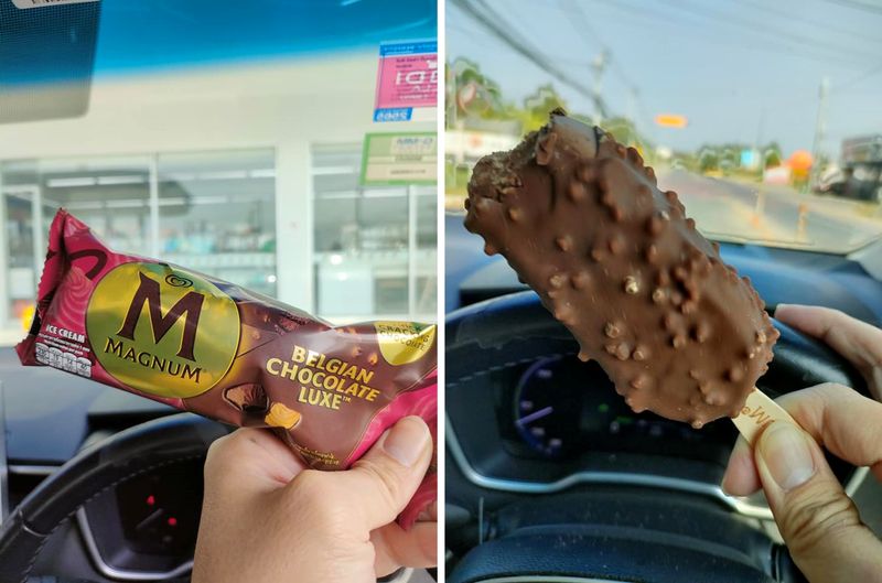 [Yaklhao] ใครสายไอติมช็อกโกแลต ต้องมาโดนอันนี้ **MAGNUM Belgian ...