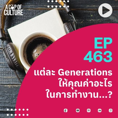 [A Cup of Culture] EP 463 คนแต่ละ Generations ให้คุณค่าอะไร... ในการทำงาน? Forbes อ้างอิงผล ...