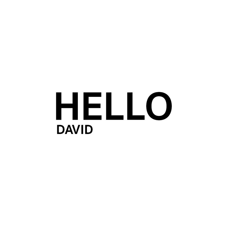 [DAVID ] #1 สวัสดีครับยินดีต้อนรับสู่ David แน่นอนว่า David หลายคนสงสัย ...