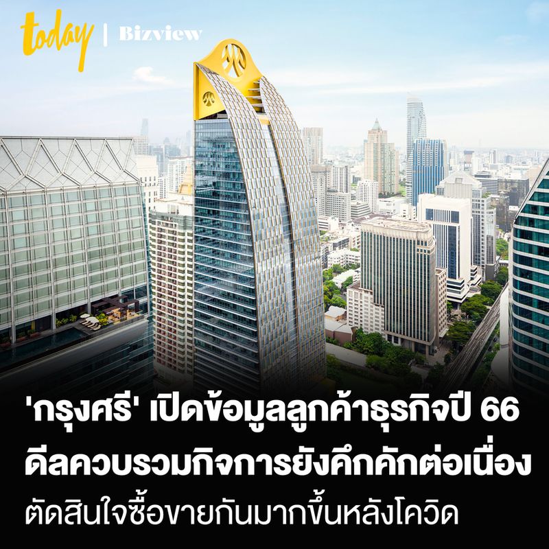 [TODAY Bizview] 'กรุงศรี' คาดว่าสินเชื่อรายใหญ่ขยายตัว 5% ดีลควบรวม ...