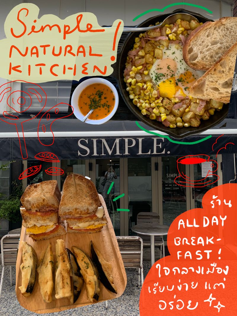 [thoeythoey] วันหยุดตื่นสายชวนไปกิน brunch ที่ SIMPLE.NATURAL KITCHEN ☕ ...
