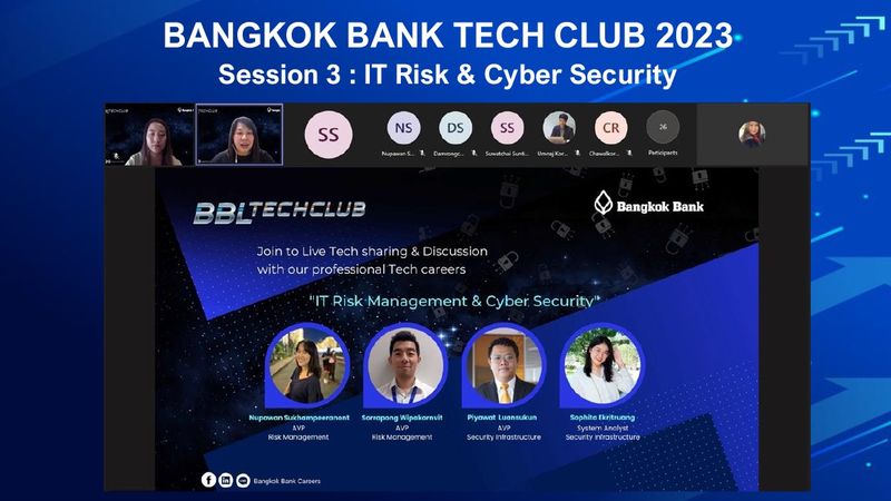 [Bangkok Bank Career] BBL TECH CLUB : sessions 3 BANGKOK BANK TECH CLUB ...