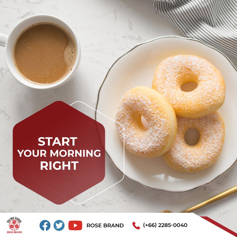 [Thai Wah] START YOUR MORNING RIGHT! เมื่อเราหลายๆคนพูดถึงโดนัทก็มักจะนึกภาพขนมทรงกลมแสนอร่อยที่ ...