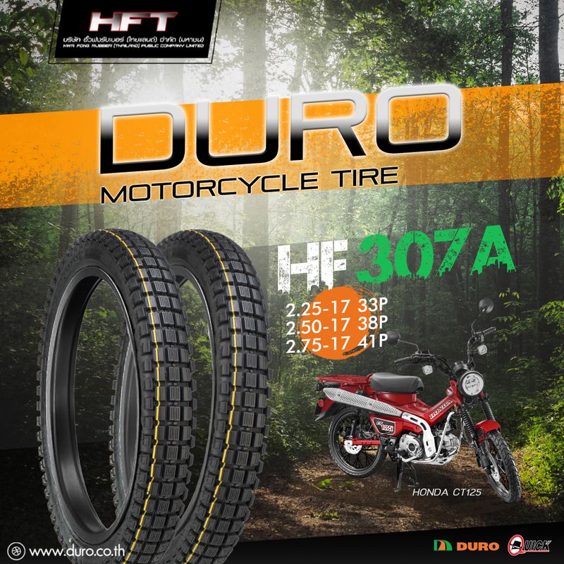 [HWA FONG RUBBER (THAILAND)] DURO ลายดอกยางแบบกึ่งวิบาก 🌄⛰ ที่จะช่วยให้ ...