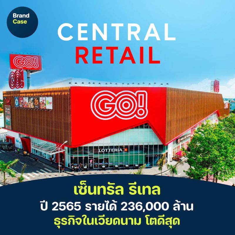 [BrandCase] เซ็นทรัล รีเทล ปี 2565 รายได้ 236,000 ล้าน ธุรกิจในเวียดนาม โตดีสุด เมื่อวาน บริษัท ...