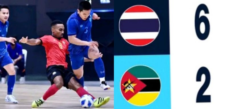 [สปอร์ต แมน แฟนกีฬาไทย] ฟุตซอล NSDF แชมป์เปี้ยนชิพ 2023 สนามกีฬา เมือง พัทยา ไทย ชนะ โมซัมบิก 6 ...