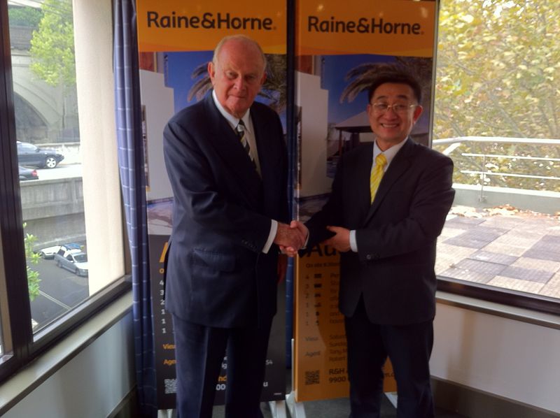 [Dr. Sopon Pornchokchai] Max Raine, the Great of Raine & Horne We just ...