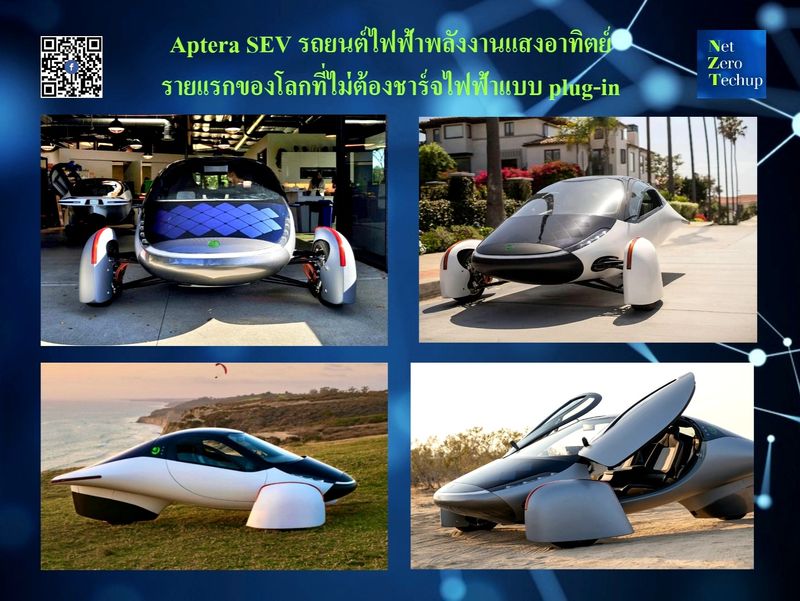 [Net Zero Techup] ♻️ Aptera SEV รถยนต์ไฟฟ้าพลังงานแสงอาทิตย์รายเเรกของ ...