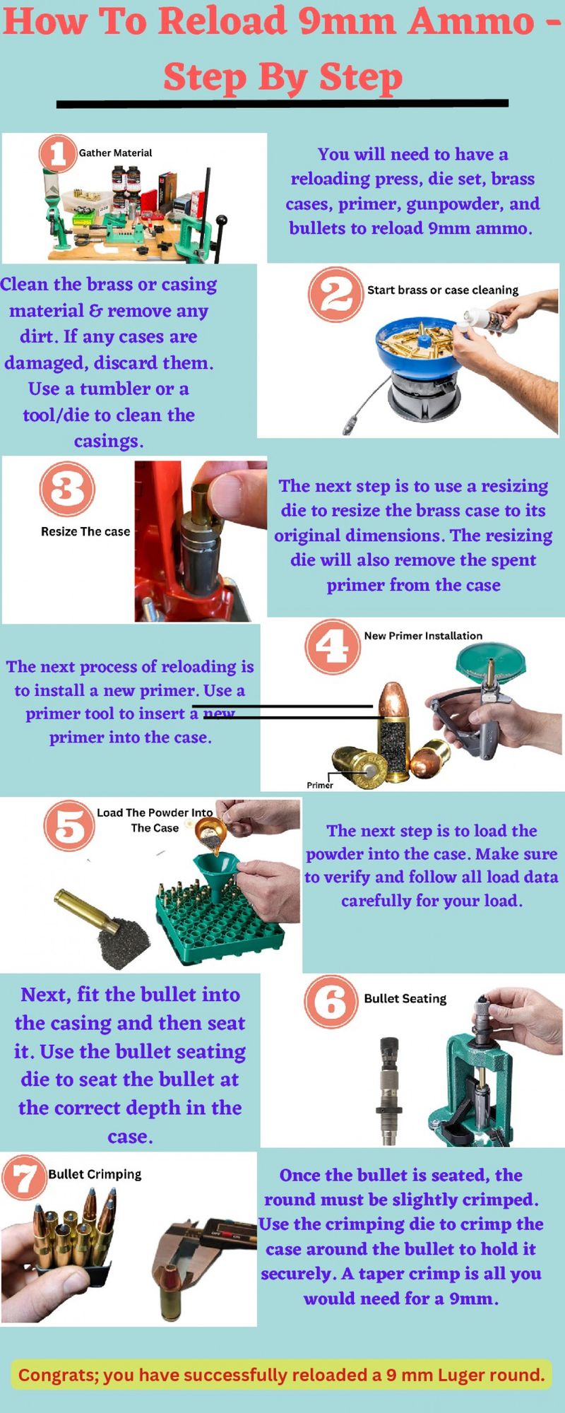 [Bulk Cheap Ammo] How To Reload 9mm Ammo Properly?