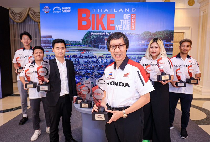 [Motor World Thailand] รถจักรยานยนต์ฮอนด้าประกาศศักดาเบอร์ 1 คว้า 16 รางวัลสูงสุด BIKE OF THE ...