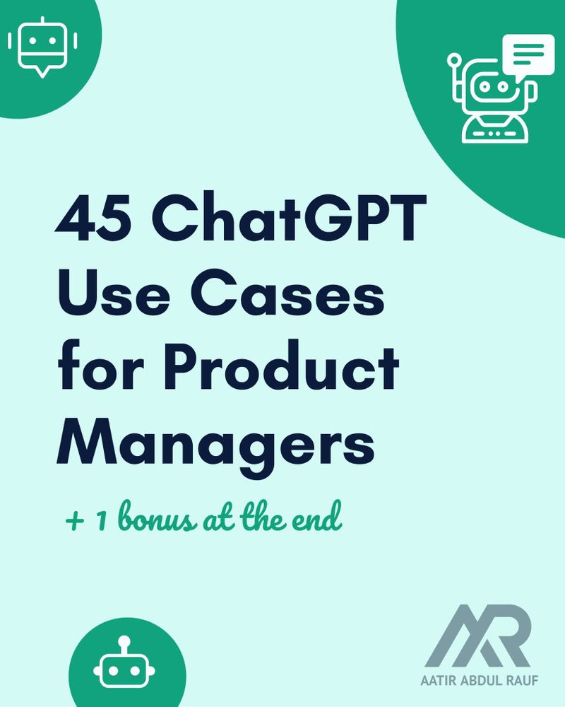[Thailand-AI.com ] 45 Chat GPT Use Cases For Product Managers