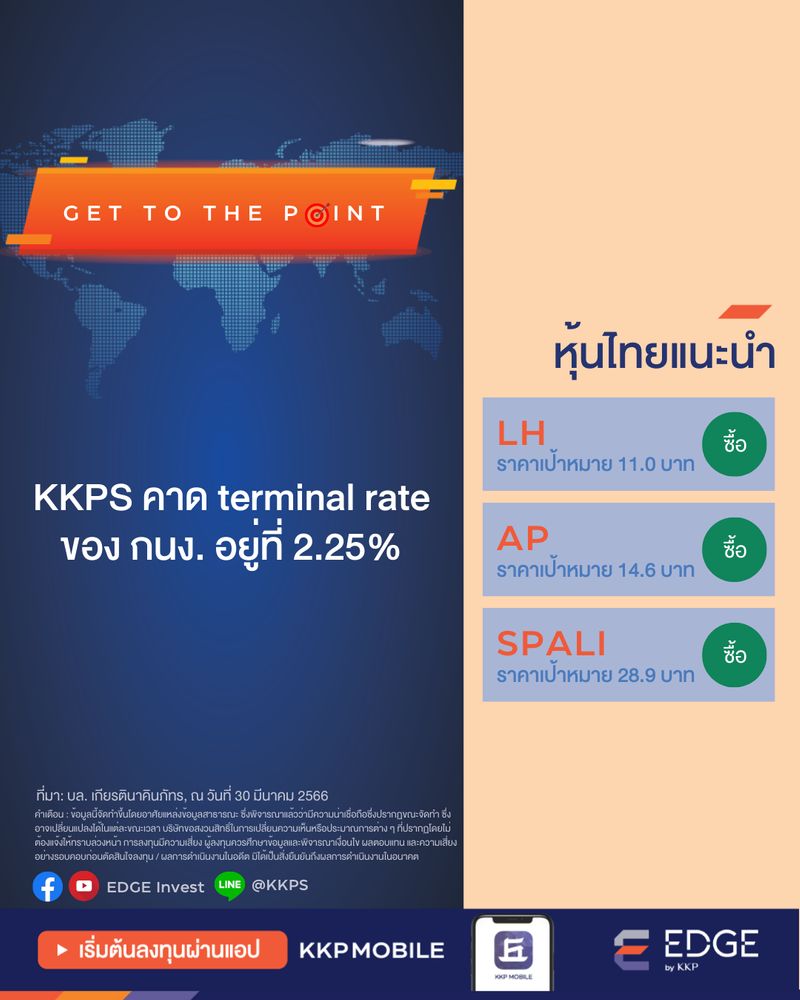 [edge Invest] 🎯 Get To The Point 🎯 คณะกรรมการนโยบายการเงิน หรือ กนง มี