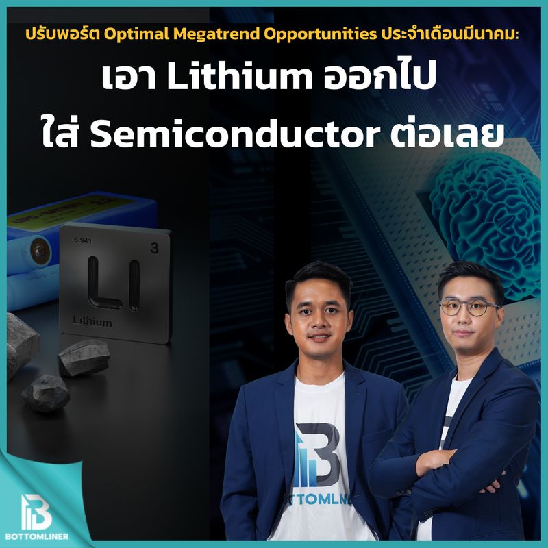 [สรุปหุ้น กองทุน ต่างประเทศ - BottomLiners] มุมมองปรับพอร์ต OMO (28 มีนาคม 2023) เอา Lithium ...