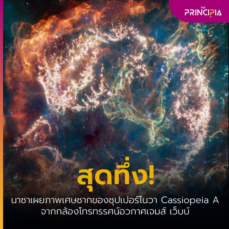 [The Principia] นาซาเผยภาพเศษซากของซุปเปอร์โนวา Cassiopeia A จาก ...