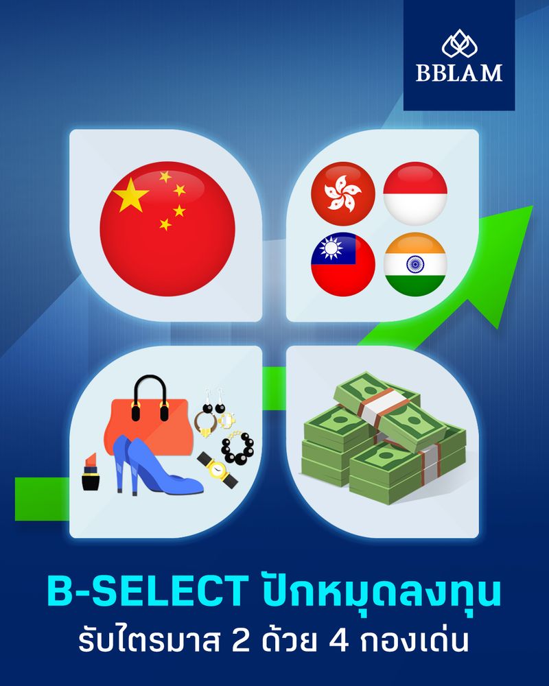 [BBLAM] B-SELECT ปักหมุดลงทุน รับไตรมาส 2 ด้วย 4 กองเด่น เวลาช่างผ่านไปไวจริง ๆ เผลอแป๊บเดียวก็ ...