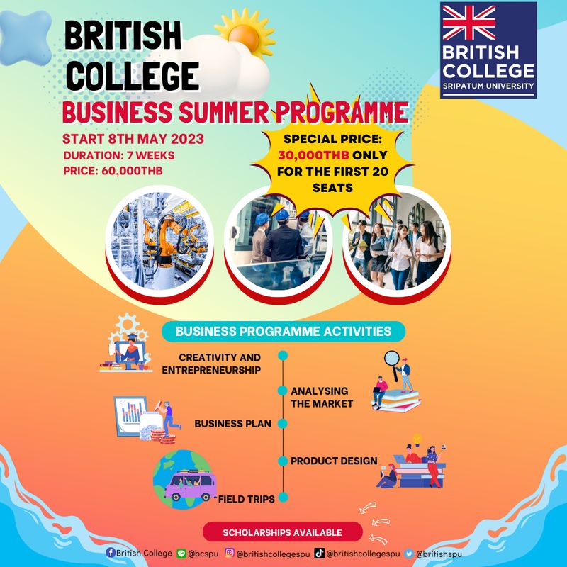[British College] Summer programme 2023 with British College - LET'S ...