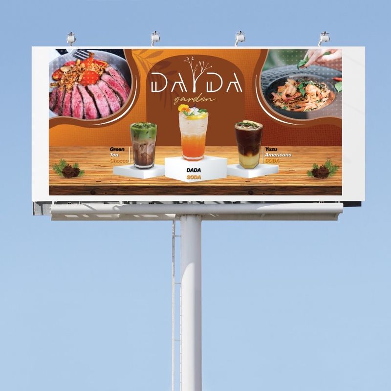 [FURIRANSU] ป้ายร้าน Cafe Dada 🍵🧋 Concept: ทางเราได้รับบรีฟโจทย์ เป็นสี ...