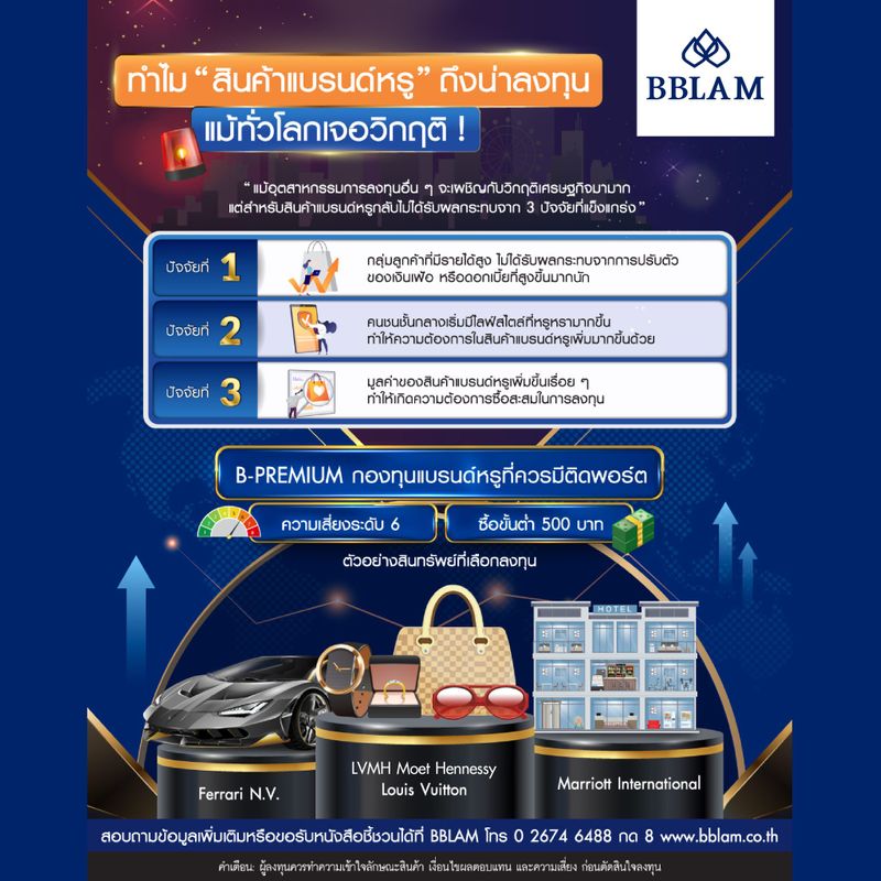 [BBLAM] ทำไม “สินค้าแบรนด์หรู” ถึงน่าลงทุน แม้ทั่วโลกเจอวิกฤติ ! Luxury ...