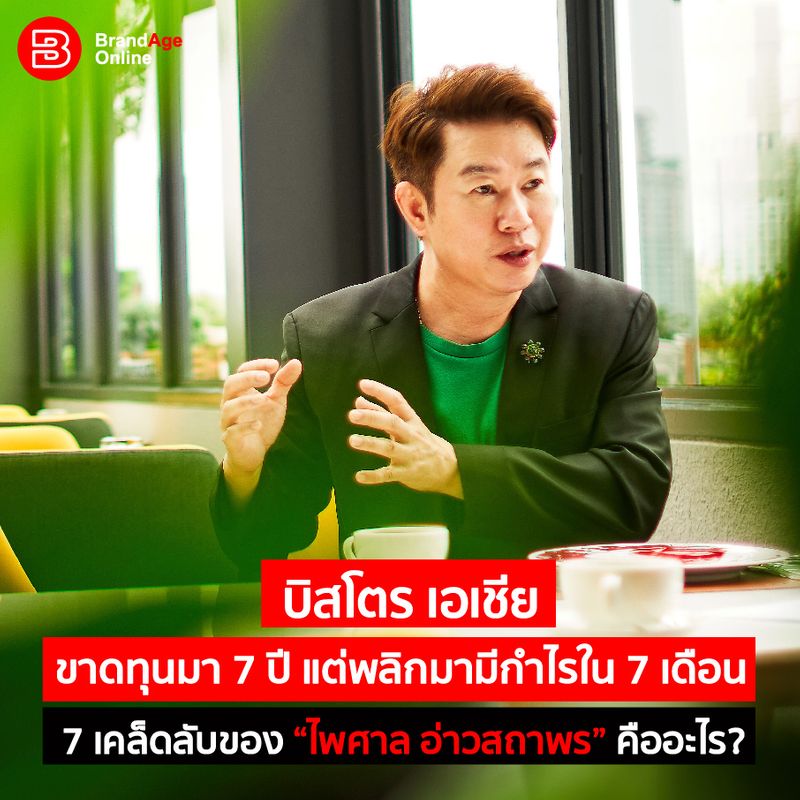 [BrandAge Online] เปิดเคล็ดลับของ “ไพศาล อ่าวสถาพร” ที่ทำให้บิสโตร เอเชียกลับมามีกำไรใน 7 เดือน ...