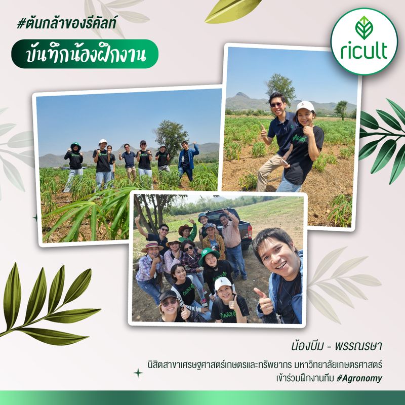 [รีคัลท์ - Ricult Thailand] #ต้นกล้าของรีคัลท์ เรื่องราวดีดีของการได้มา ...