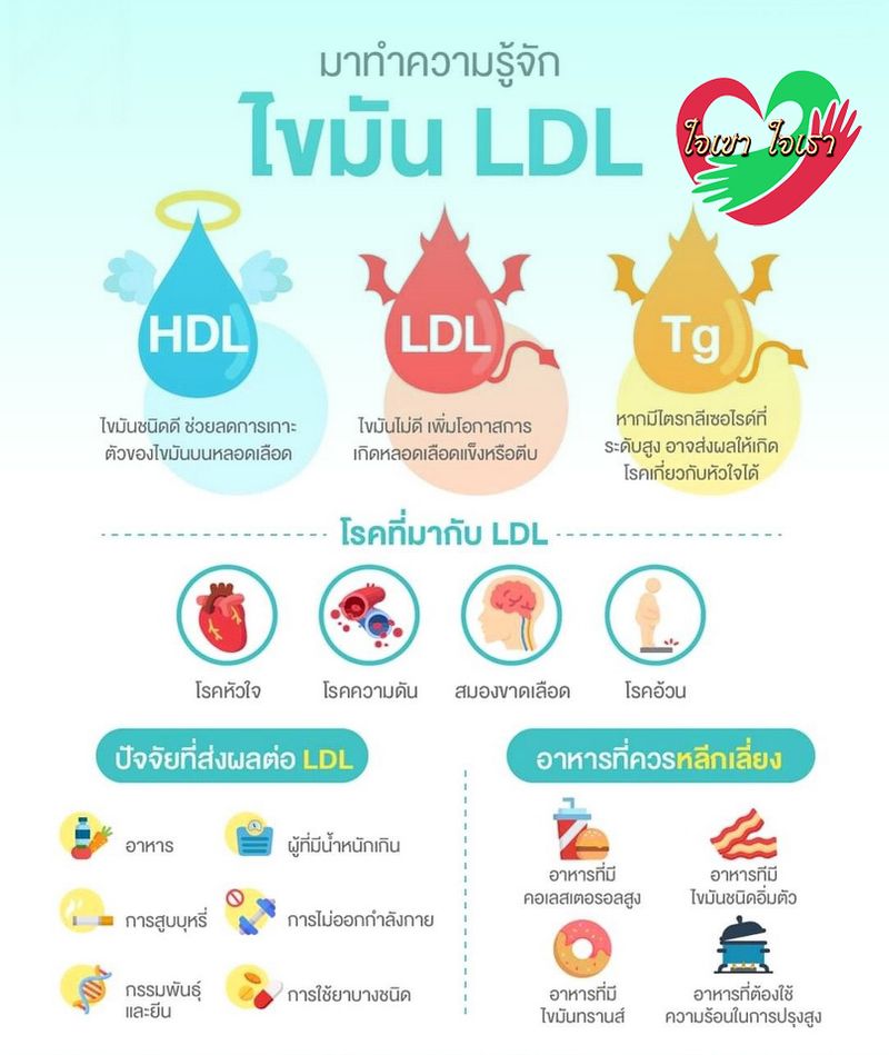 [ใจเขา ใจเรา] #ไขมัน_LDL 😉