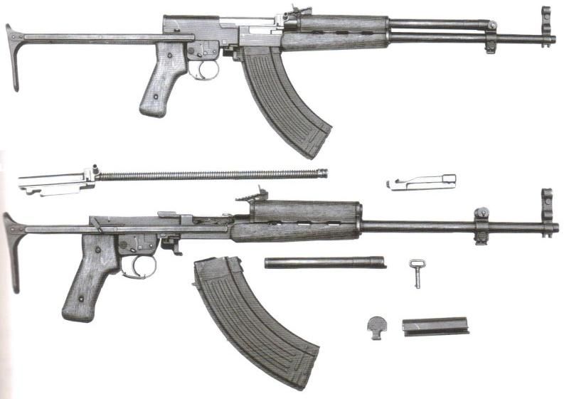 [Gun in The World] Simonov Assault Rifle "AKS-53" Simonov AKS-53 มาจาก ...