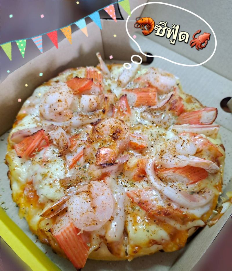 [Pizza-Thai สาย 5] ️เมนูยอดฮิต "🦐ซีฟู้ด🦑" ️ขอบคุณสำหรับออเดอร์วันนี้🙏🏻