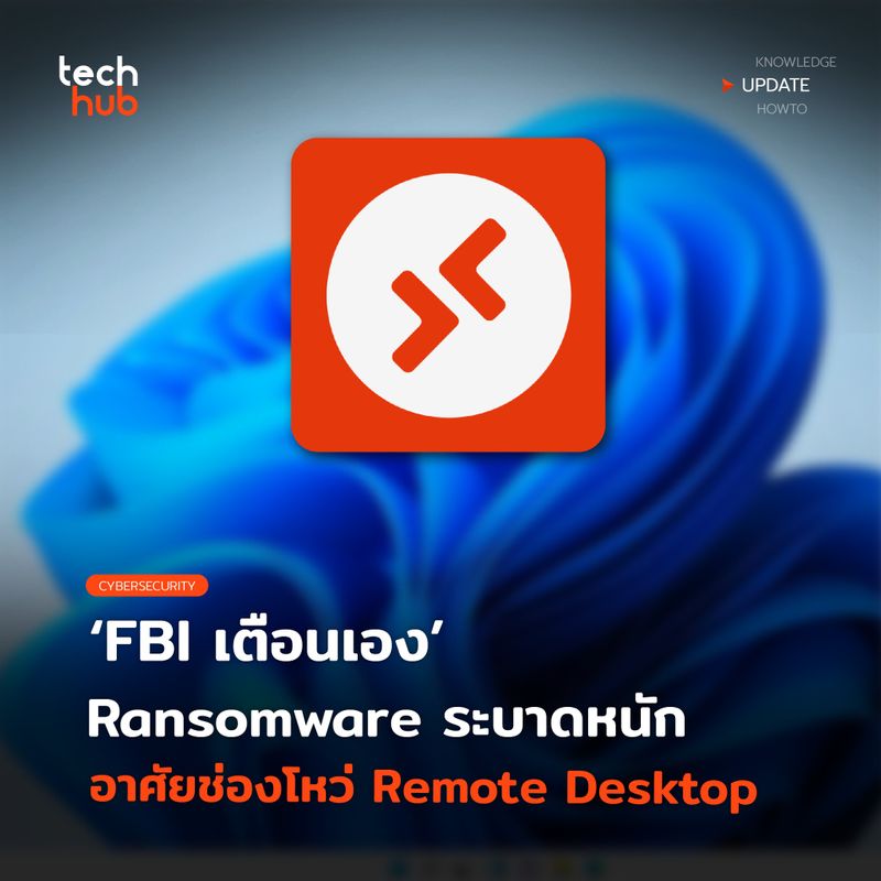 [Techhub] กลับมาอีกแล้ว... หน่วยงานด้านความมั่นคงต่าง ๆ ของสหรัฐอย่าง FBI, Cybersecurity and ...