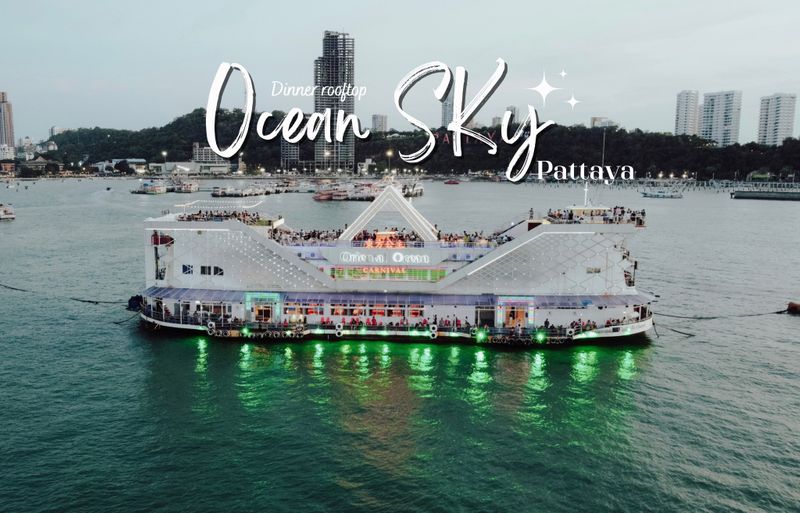 [โล๊ะไปไขว่-เที่ยวไปเรื่อย] Ocean Sky Pattaya นั่งชมวิวกลางทะเล บนเรือหรู พร้อมตกหมึกไม่อั้น ...