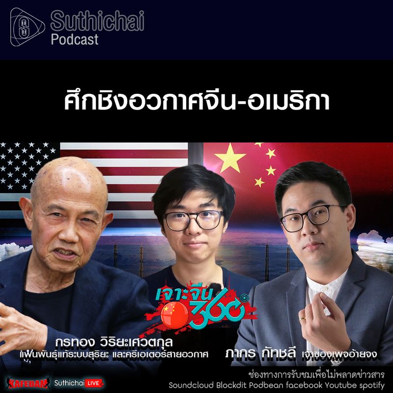 [Suthichai Podcast] Suthichai Podcast ศึกชิงอวกาศจีน-อเมริกา