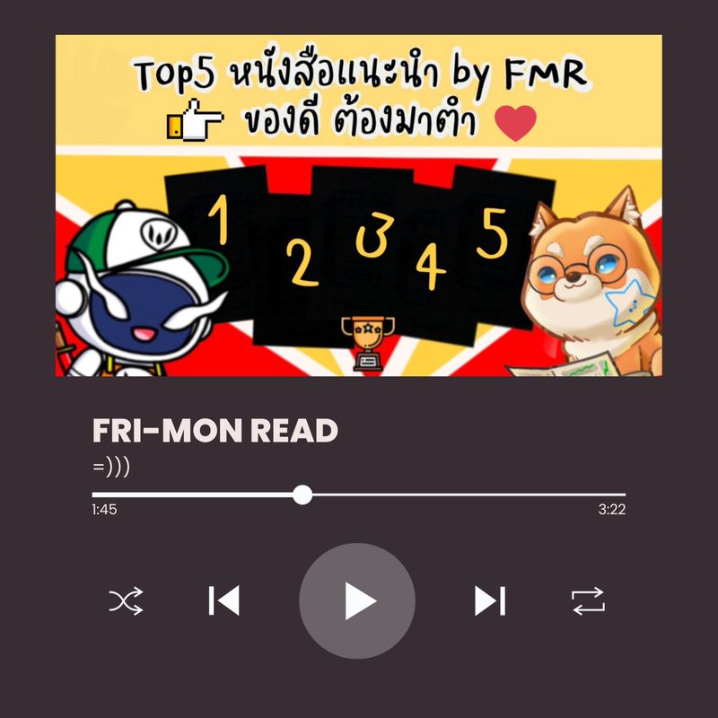 [FRI-MON READ] 🔥ไฟมันมอด Ep 12 | Top 5 หนังสือดีที่ FRI-MON READ แนะนำ ต้องอ่านสักครั้งในชีวิต 🍩 ...