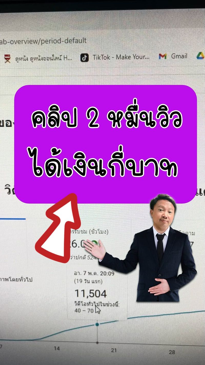 [สาระDD online computer and application] คลิปสองหมื่นวิวได้กี่บาท