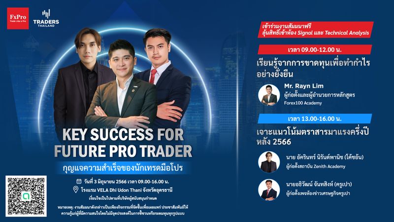 [Traders Thailand] ถานีต่อไป ️ "อุดรธานี" เตรียมตัวให้พร้อมพบกัน วันเสาร์นี้ 🥰 FxPro 🏎 กำลังนำ ...